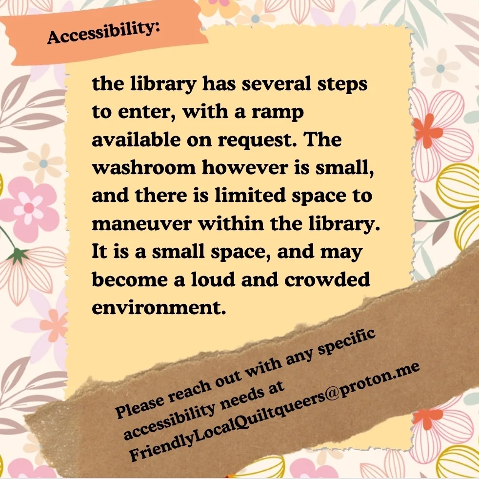 Trans Joy Quilt Final Quilting Bee! | Ottawa Trans Library